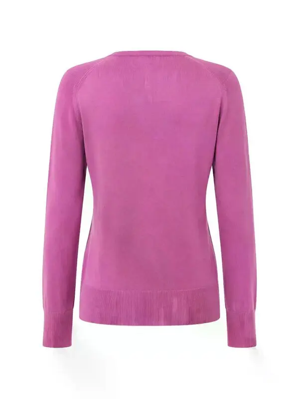 MONTANA BLU V-neck Logo-embroidered Sweater