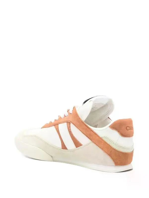 Chloé Panelled Low-top Sneakers - White