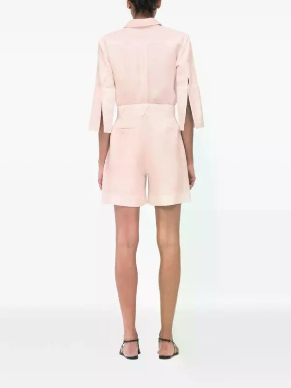 Another Tomorrow French Cuff Blouse