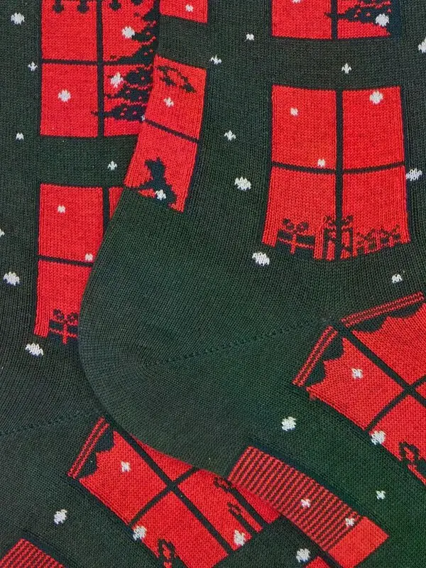 GALLO Christmas-patterned Socks