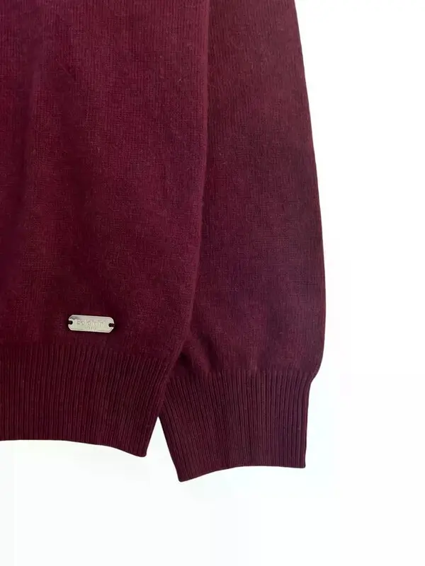 BALDININI Logo-plaque Crew-neck Sweater