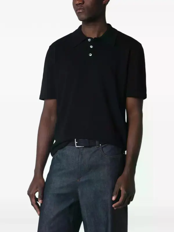 A.p.c. Logo-embroidered Short-sleeve Polo Shirt