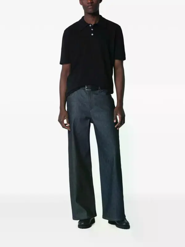 A.p.c. Logo-embroidered Short-sleeve Polo Shirt