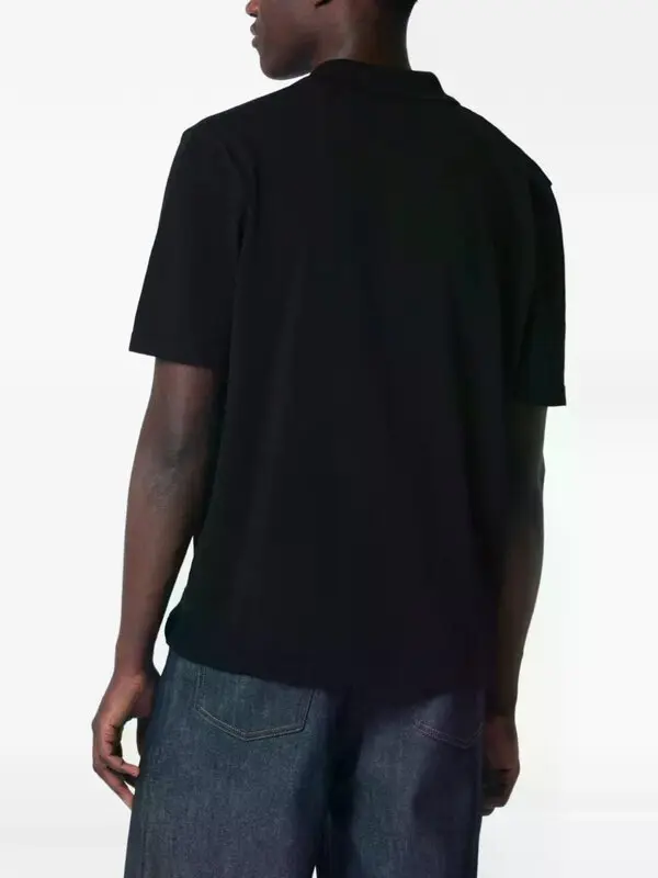 A.p.c. Logo-embroidered Short-sleeve Polo Shirt