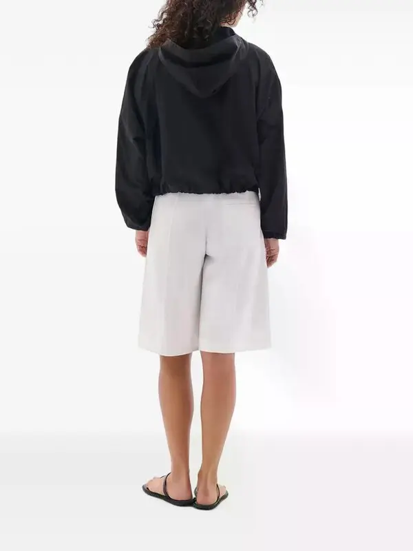 Another Tomorrow Hooded Blouson Jacket