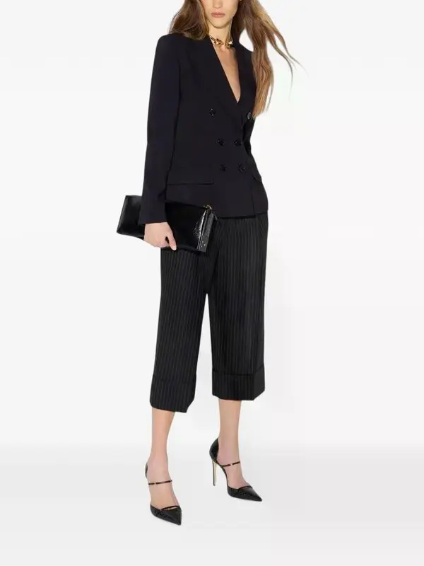 Elisabetta Franchi Jacket In Lightweight Crêpe - Black