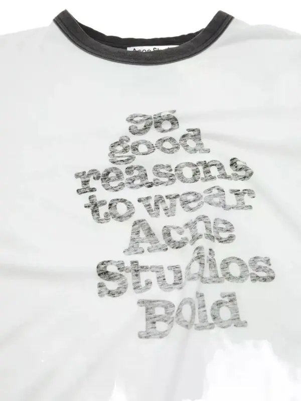 Acne Studios Graphic T-shirt - White