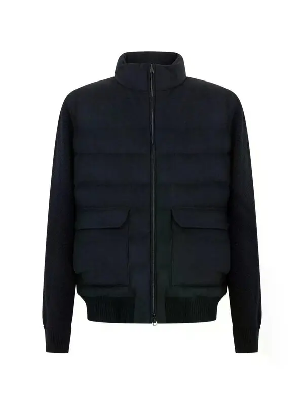 Herno Quilted Panelled Jacket - Black
