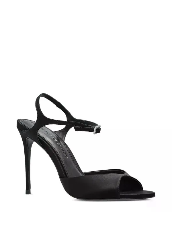 BLACK SUEDE STUDIO Geri Satin Sandals