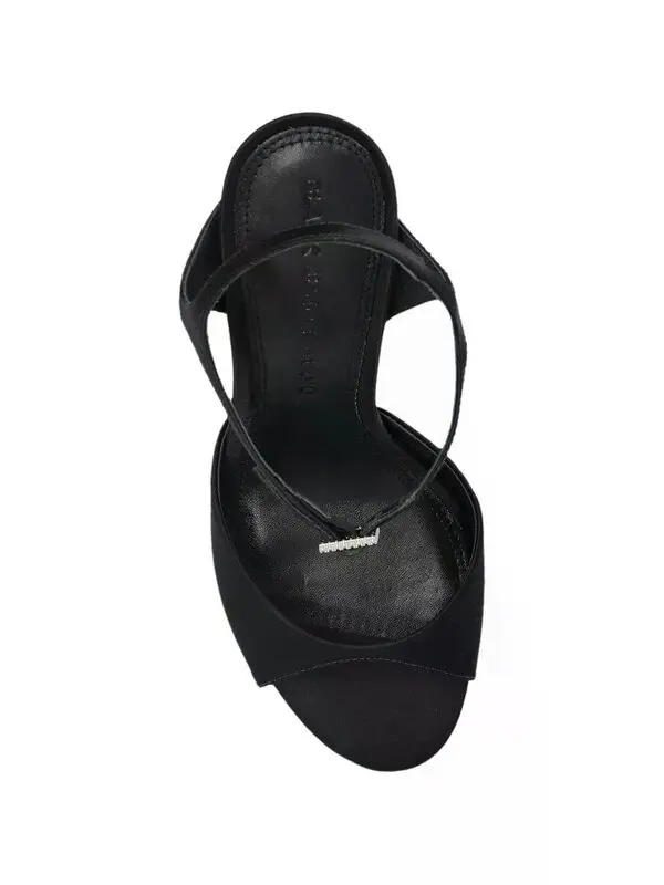BLACK SUEDE STUDIO Geri Satin Sandals