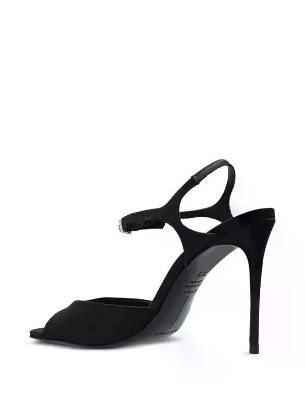 BLACK SUEDE STUDIO Geri Satin Sandals