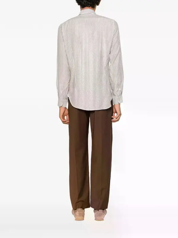 Eleventy Striped Long-sleeve Shirt
