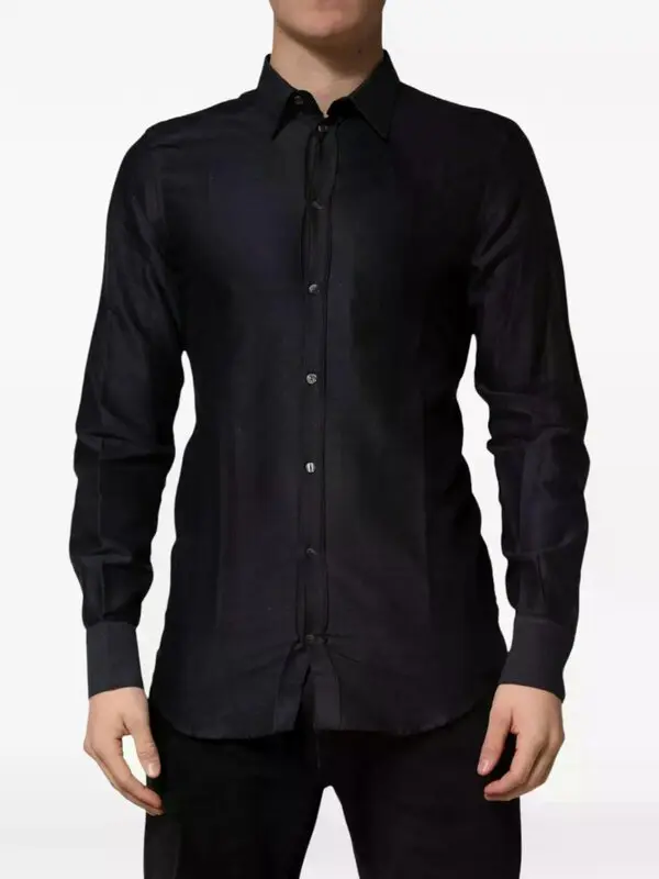 Dolce & Gabbana Polka-dot Long-sleeve Shirt
