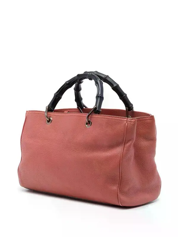 Gucci 2016-2026 Medium Calfskin Bamboo Shopper Satchel