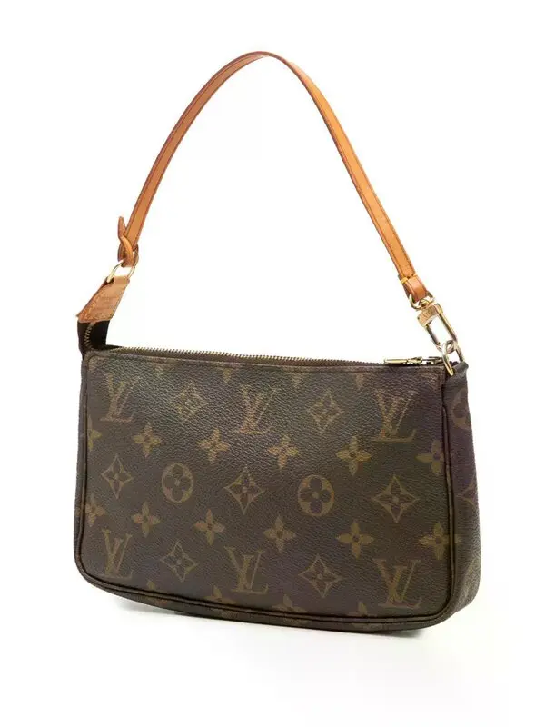 LOUIS VUITTON 2001 Monogram Pochette Accessoires Shoulder Bag
