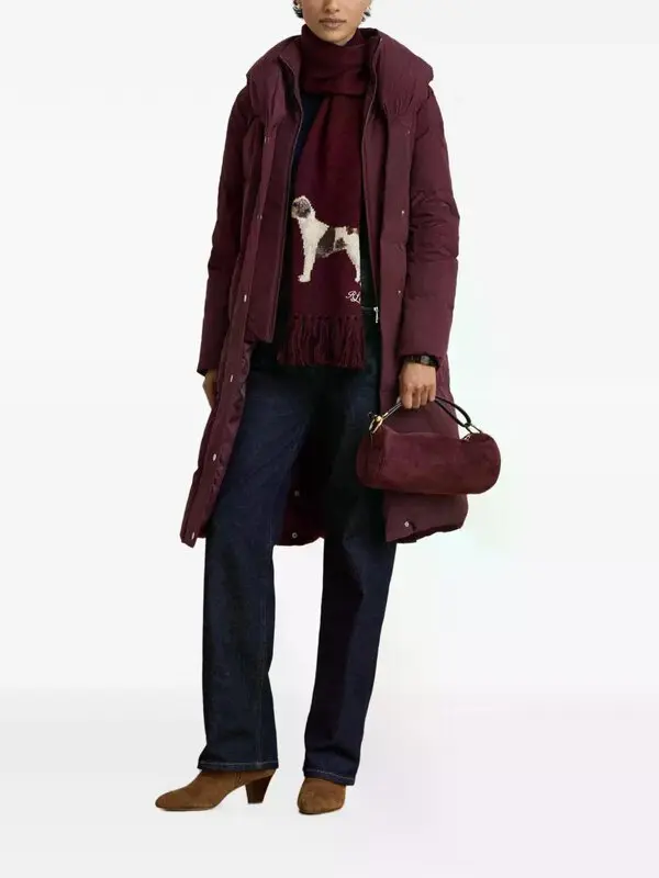 Ralph Lauren Quilted Pillow-collar Coat