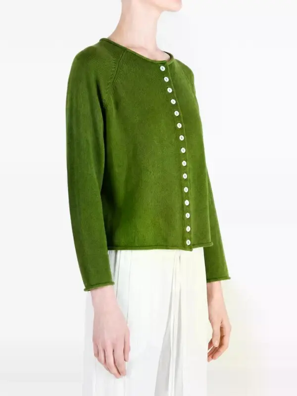 NIKKI CHASIN Ida Button-up Raglan-sleeve Cardigan