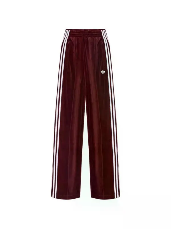 Adidas Velour Side-stripe Track Pants