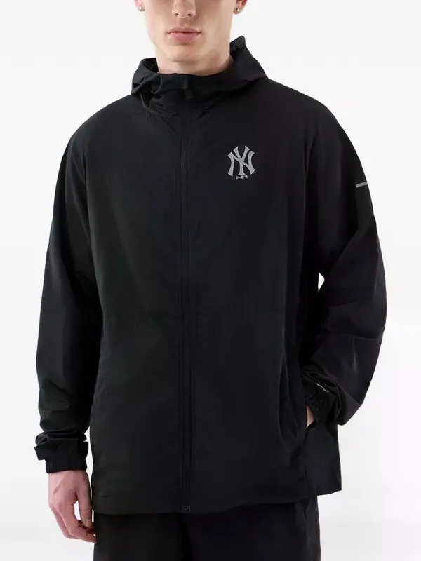 New Era New York Yankees Mlb Core Plus Windbreaker - Black