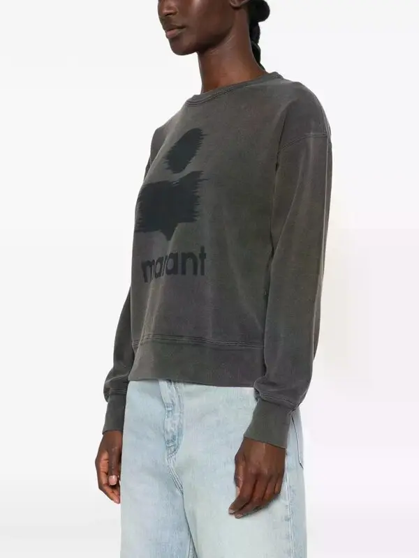 Isabel Marant Étoile Logo-print Sweatshirt - Grey