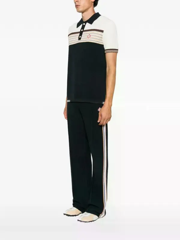 Casablanca Colour-block Polo Shirt