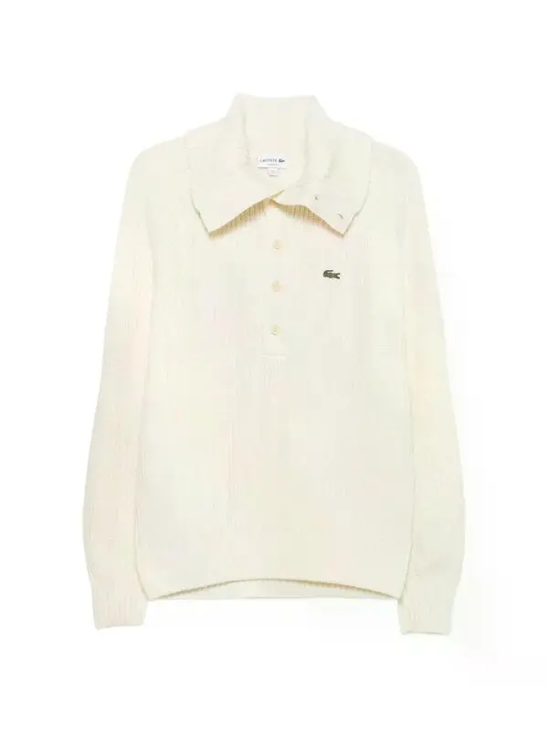 Lacoste Ribbed-knit High-neck Sweater