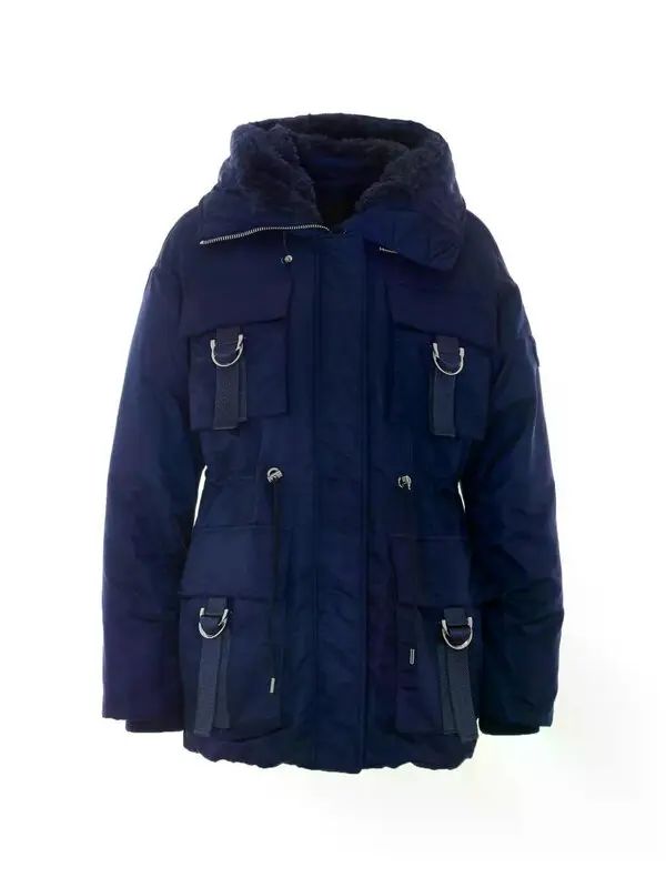 Pinko Passito Buckle-detail Down Coat