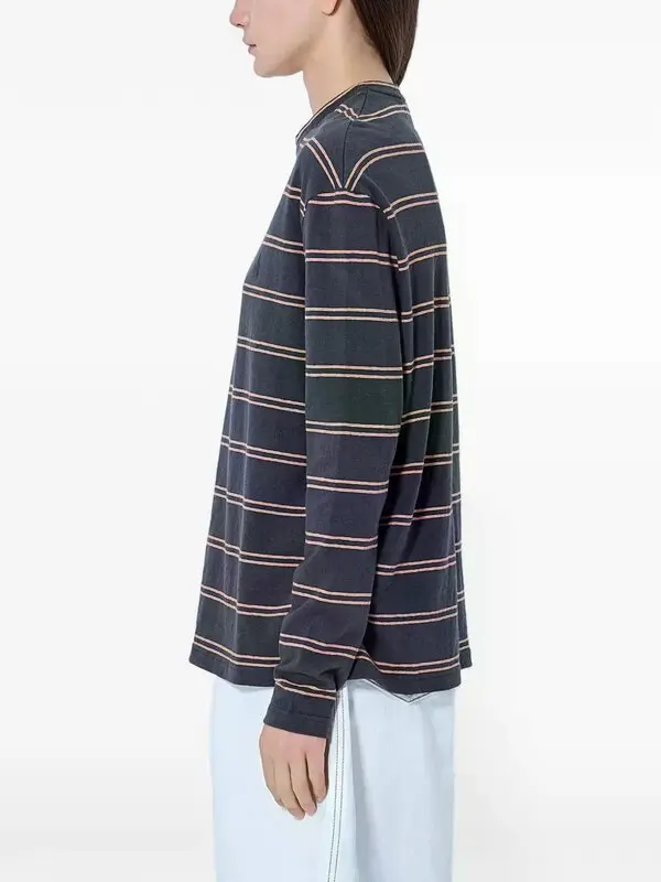 JIL SANDER Striped Cotton T-shirt
