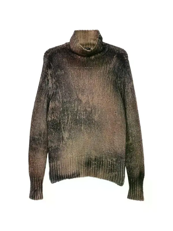 Avant Toi Roll-neck Sweater - Brown