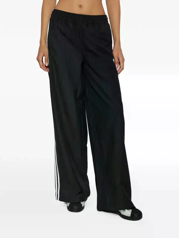 Adidas Pinstriped Wide-leg Trousers