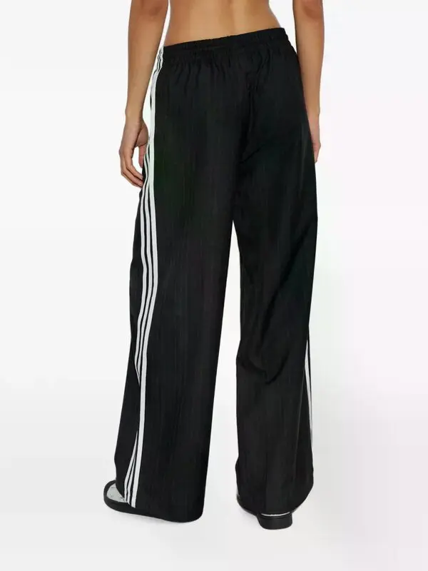 Adidas Pinstriped Wide-leg Trousers