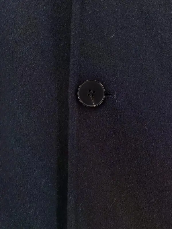 AMARANTO Button-up Notched-lapel Coat