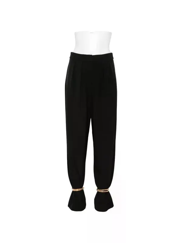 SIMONA CORSELLINI Anklet-detail Trousers