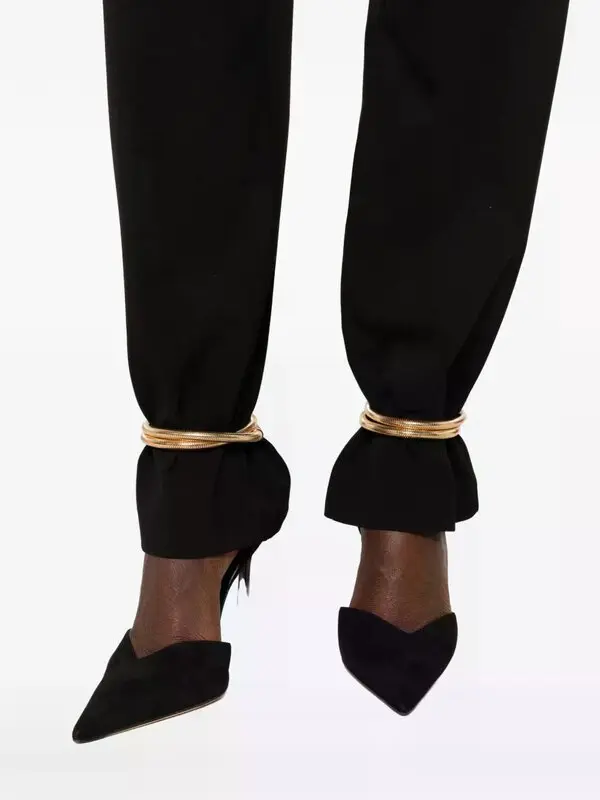 SIMONA CORSELLINI Anklet-detail Trousers