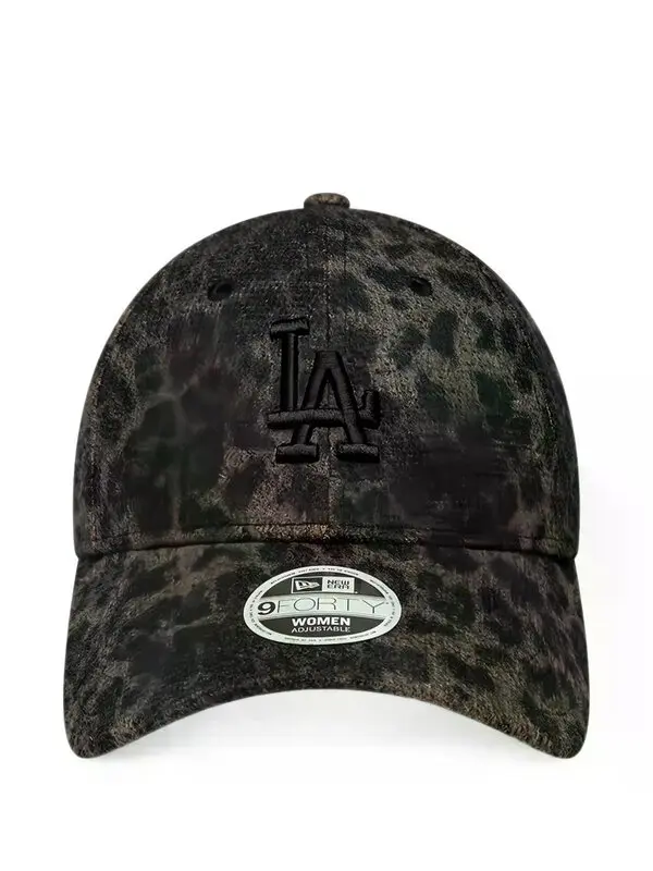 New Era 9forty La Dodgers Mlb Leopard-print Cap - Black