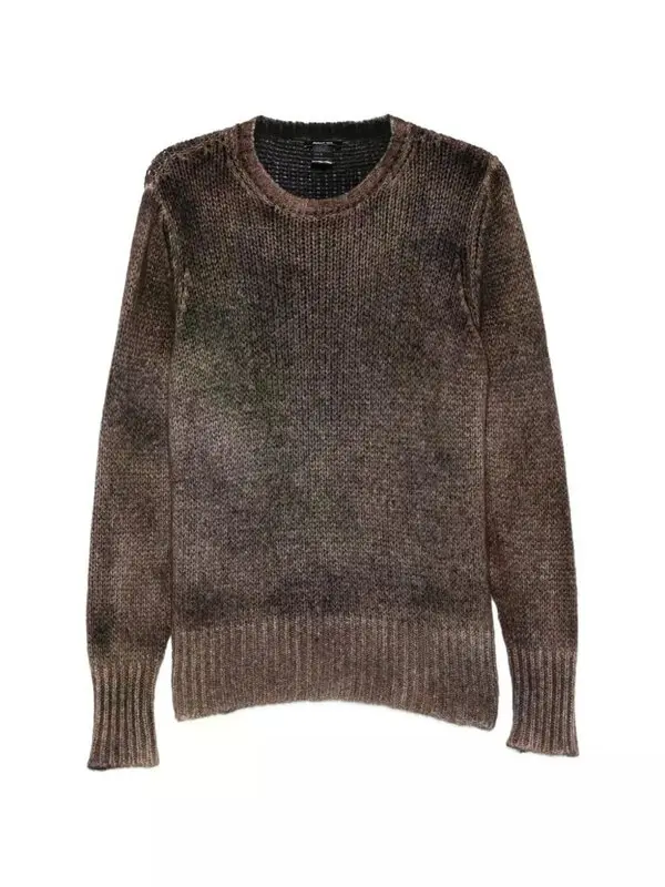Avant Toi Ribbed-knit Sweater - Brown