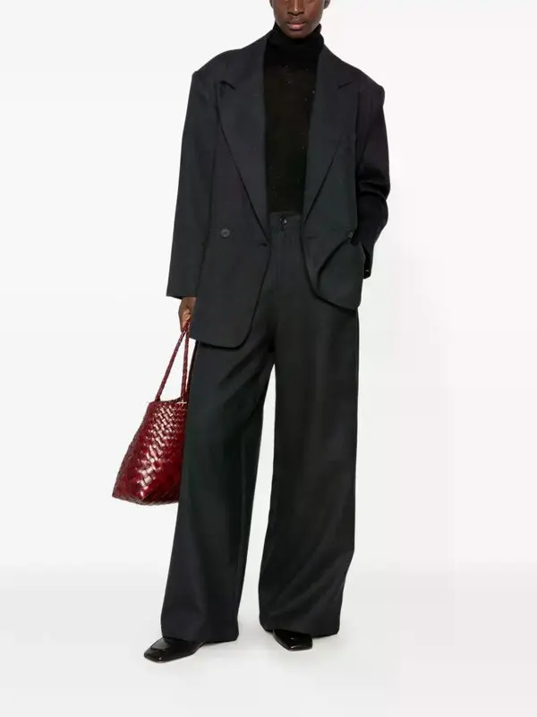 ELEH Wide-leg Tailored Trousers - Grey