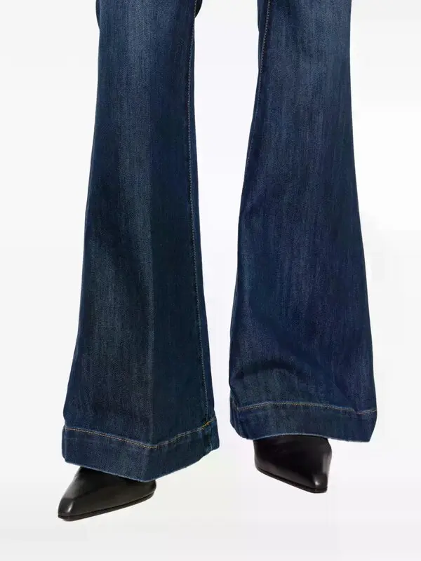Seafarer Logo-embroidered Flared Jeans