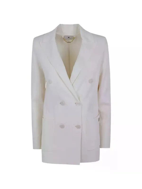 Elisabetta Franchi Double-breasted Blazer - Neutrals