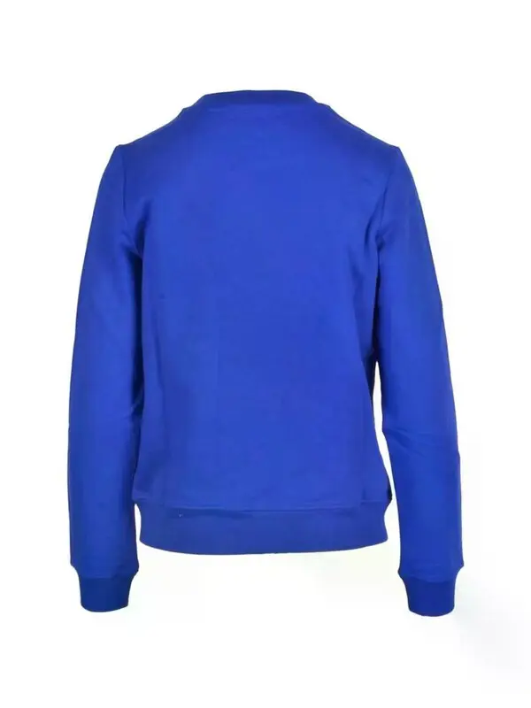 Moschino Rhinestone-embellished Crew-neck Sweatshirt