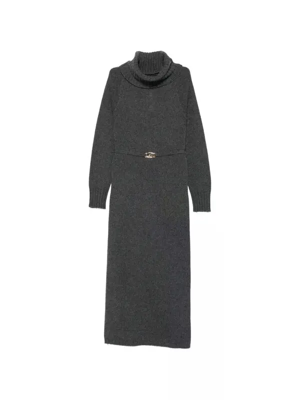 TWINSET Roll-neck Maxi Dress