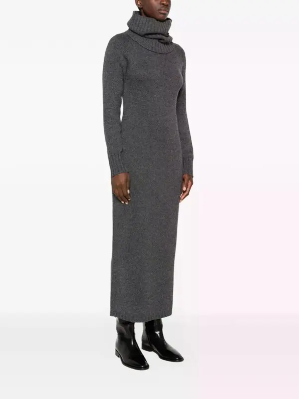 TWINSET Roll-neck Maxi Dress