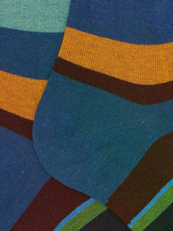 GALLO Striped Cotton Socks