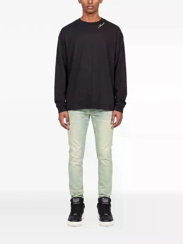 Amiri Script Oversized Long Sleeve Tee