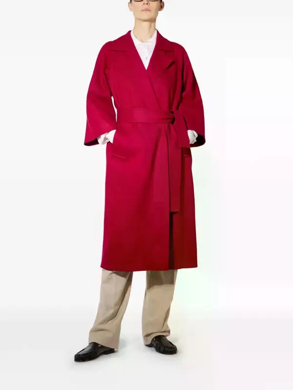 Liviana Conti Belted Layered Coat