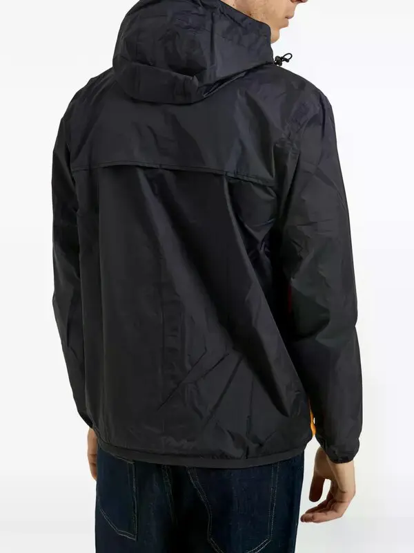 Play Comme Des Garcon X K-way Claude Heart-patch Colour-block Jacket