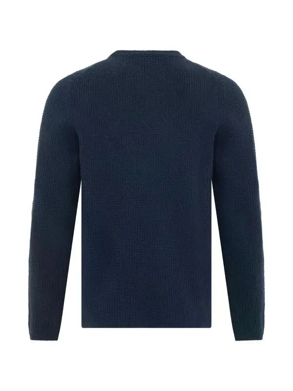 Fedeli Waffle-knit Crew-neck Sweater