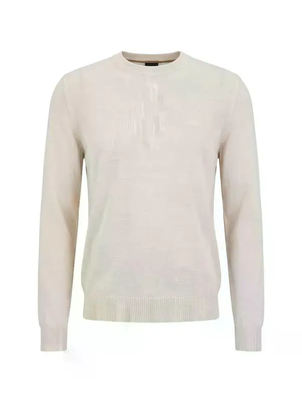 BOSS Logo-embroidered Crew-neck Sweater