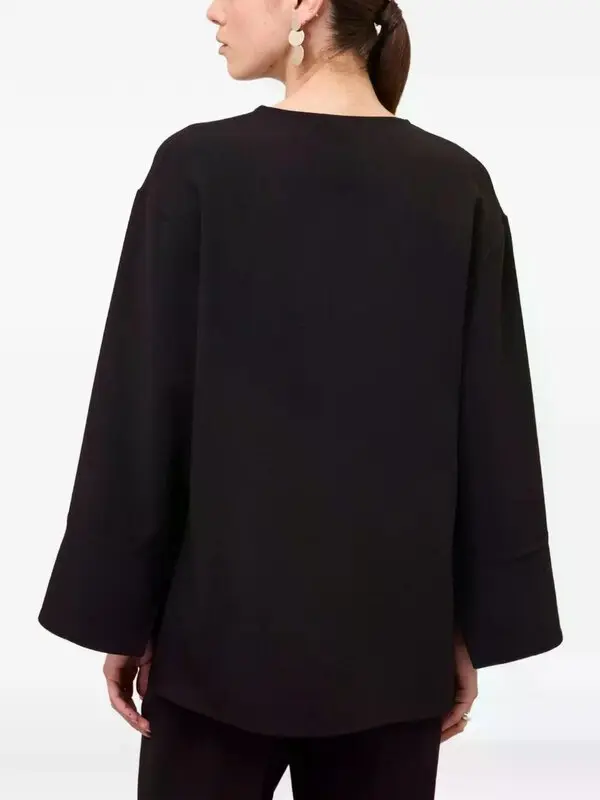 OTTOD'AME V-neck Long-sleeve Blouse