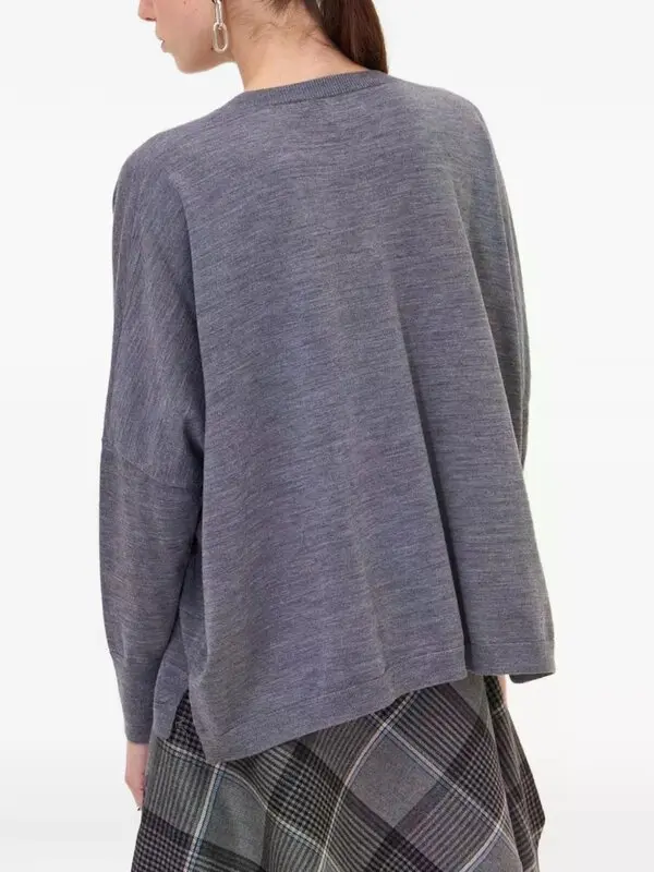 OTTOD'AME V-neck Drop-shoulder Knit